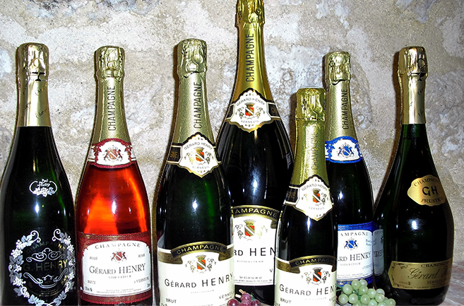 Gérard Henry Producteur récoltant manipulant vente de champagne Marne